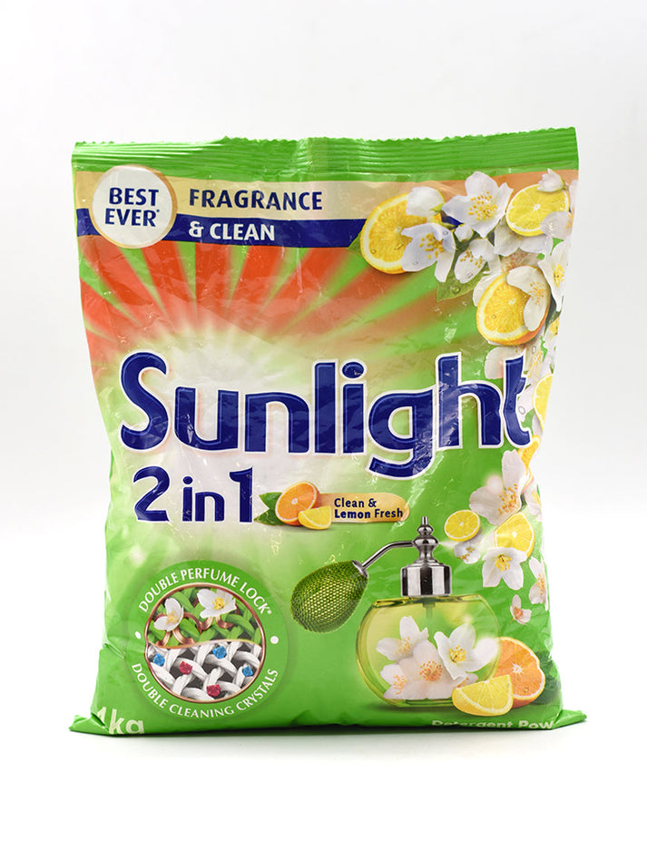 Sunlight Clean & Lemon Fresh Detergent Powder, 1kg – SPAR2U Sri Lanka