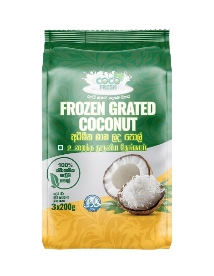 COCO FRESH Frozen Grated Coconut, 600g – SPAR2U Sri Lanka