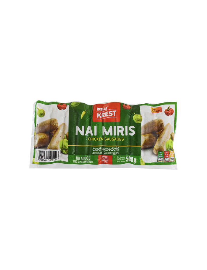 KEELLS Krest Nai Miris Chicken Sausages, 500g – SPAR2U Sri Lanka